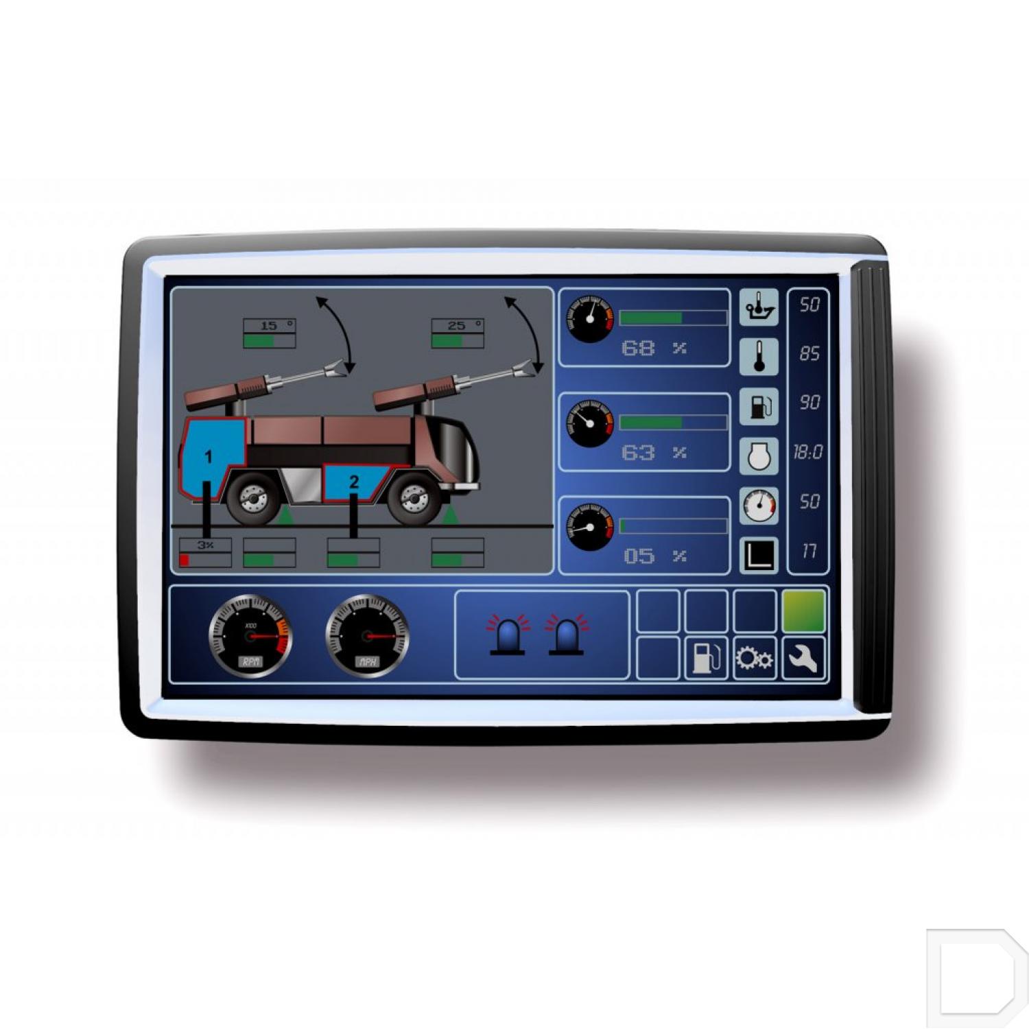 HMI-display 12.1" ISOBUS - Terminal| INDI