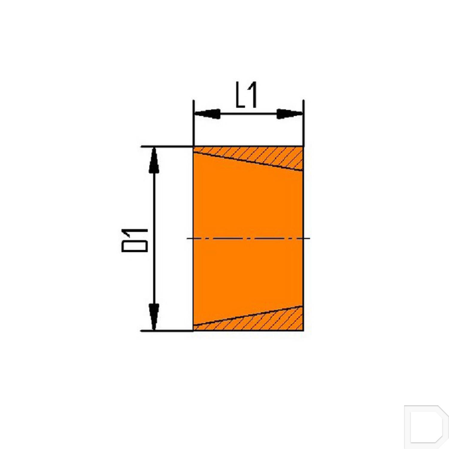 Conische bus D25x14 - Extenderbolt
