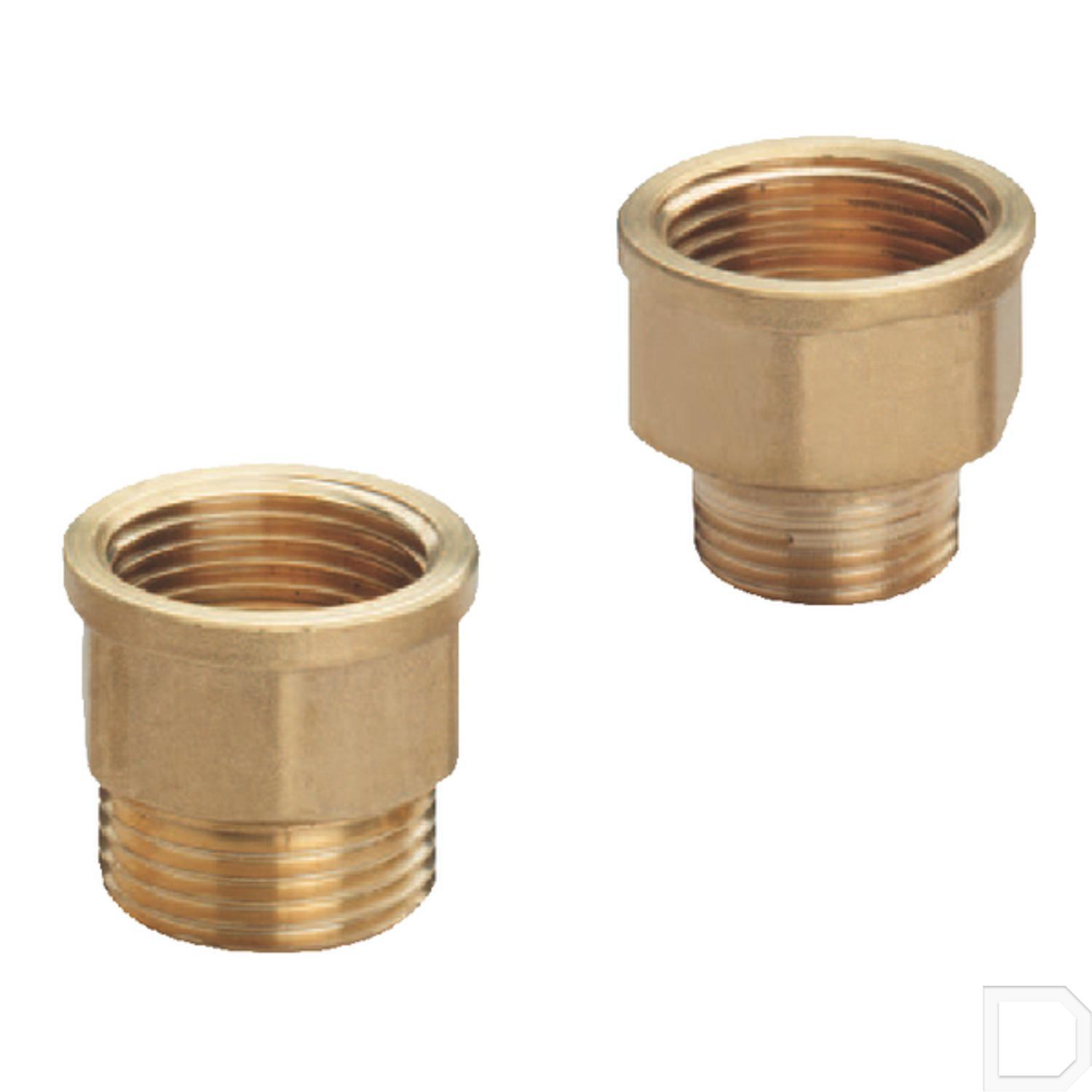 Verloopstuk 3/8" nr.242 messing - Koppelingen & fittingen - Messing| INDI