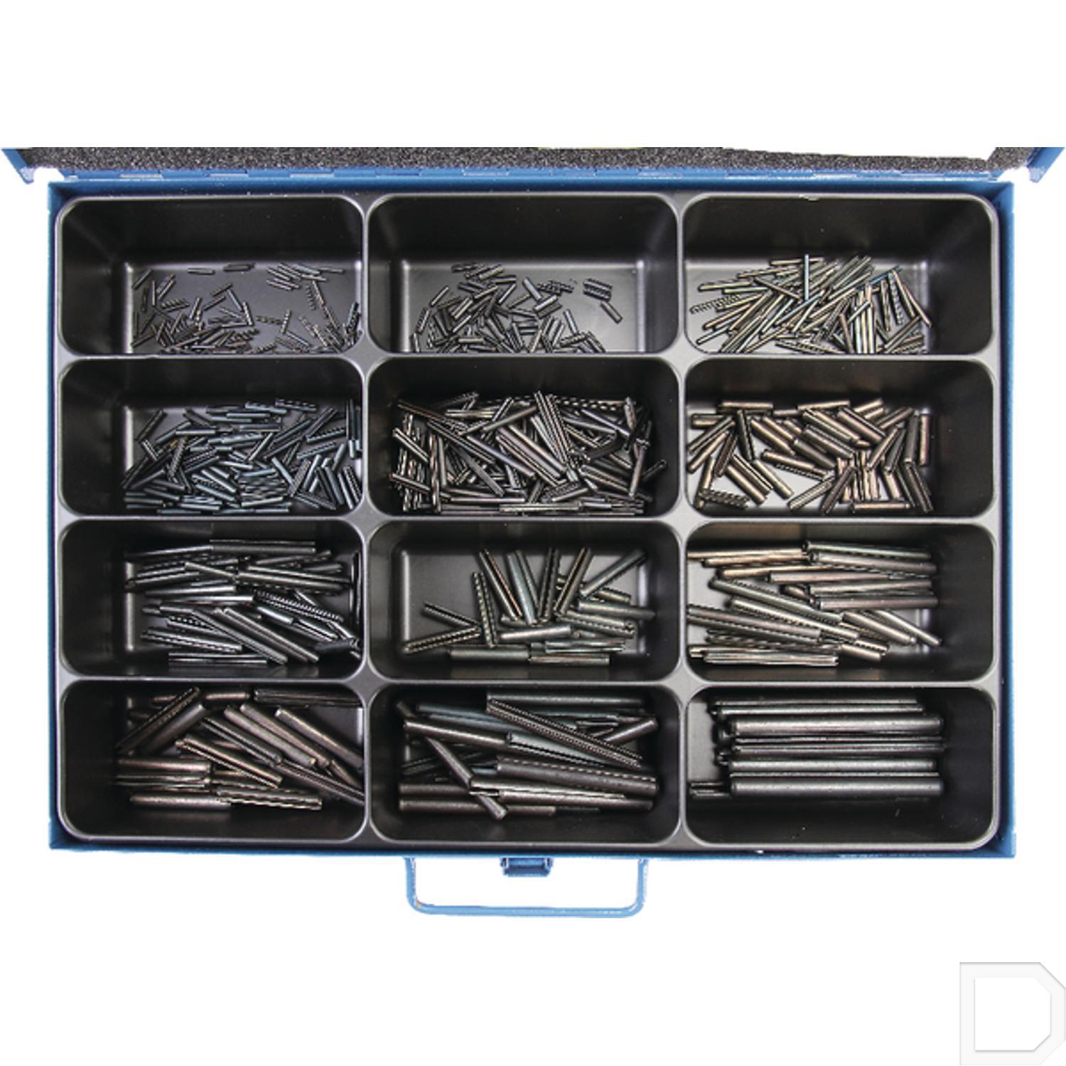 Assortimentsdoos spanstiften metalen box - Spanstiften| INDI