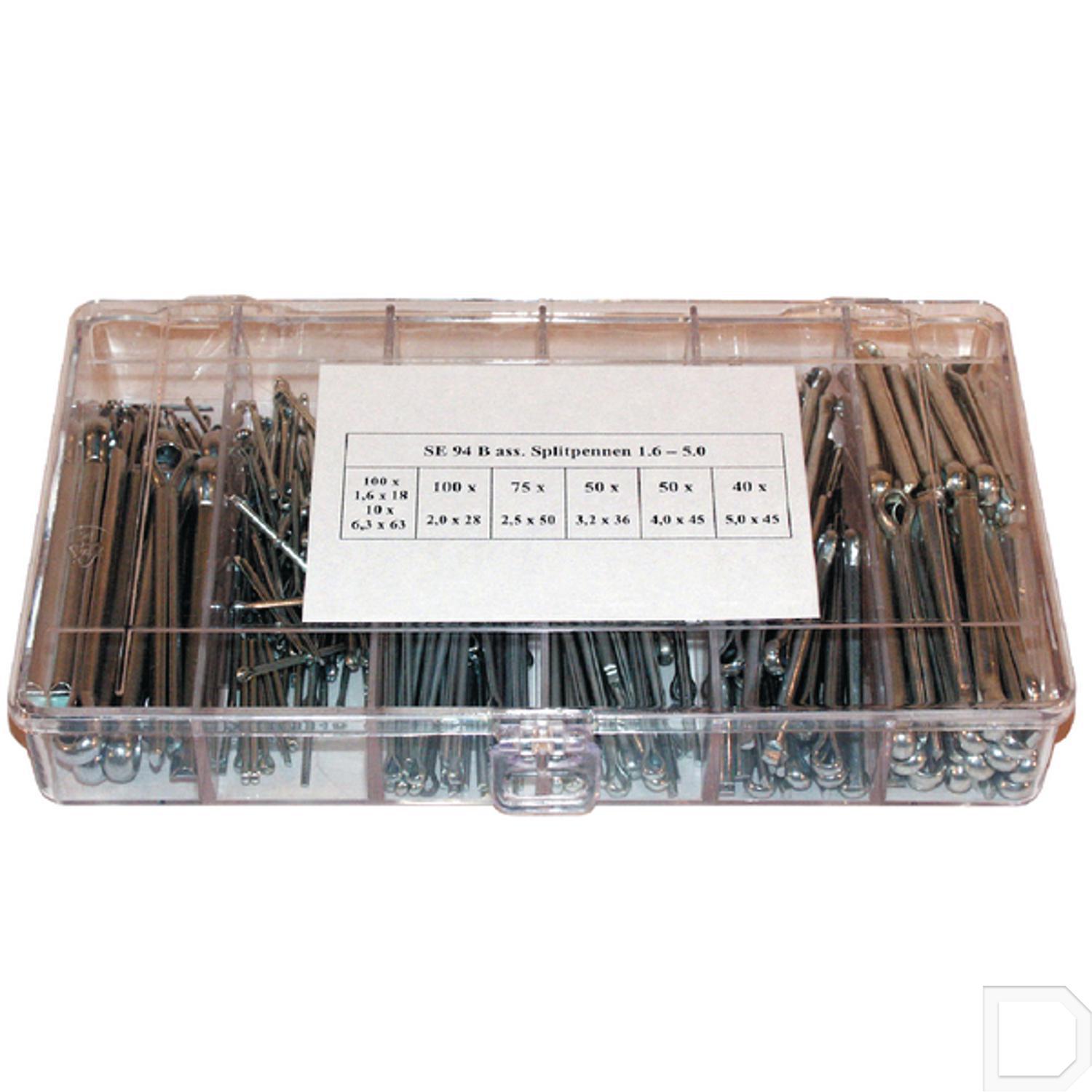 Assortiment splitpennen 1.6 - 6.0 - Splitpennen| INDI