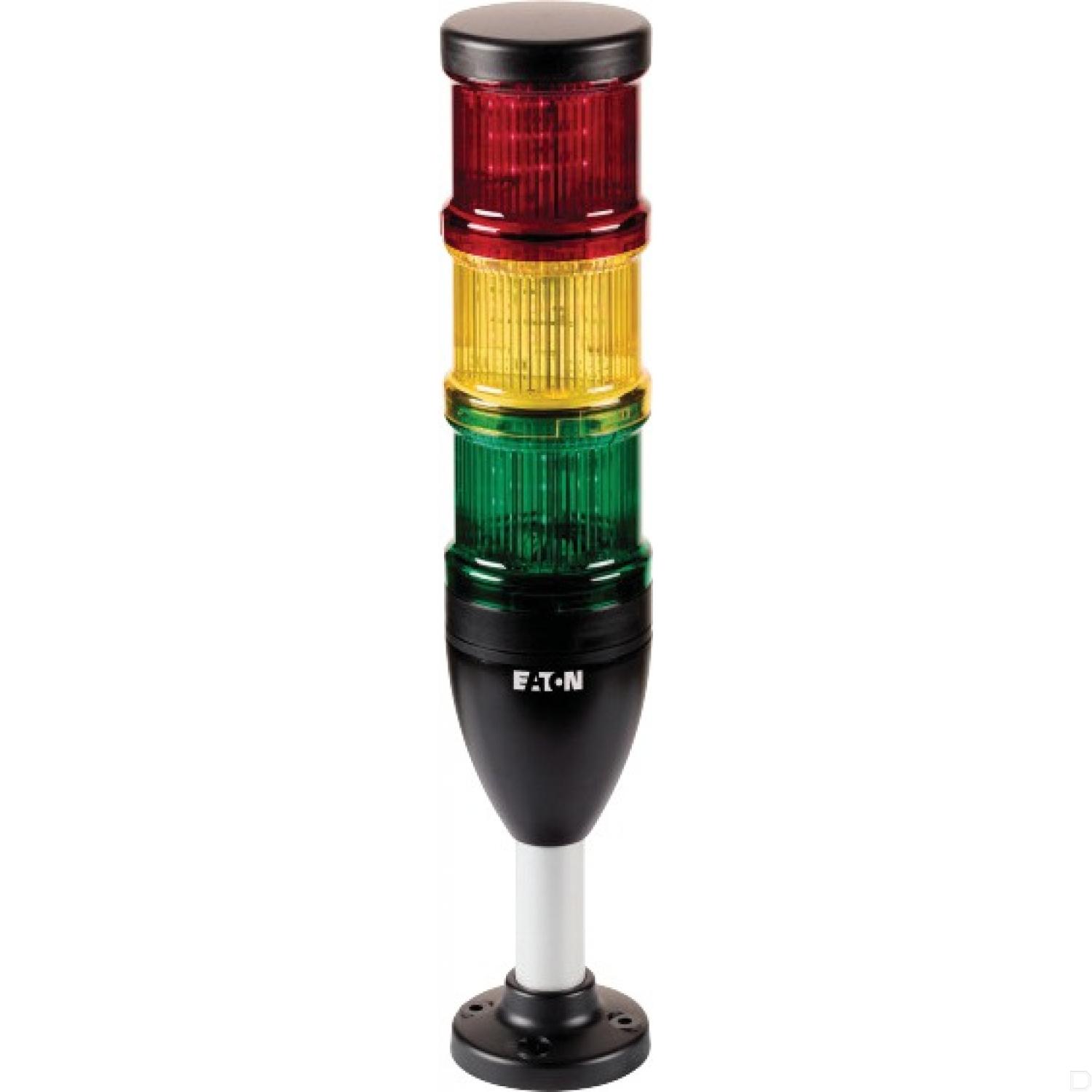 Signaalzuil met LED 24V rood/geel/groen compleet - SL7| INDI