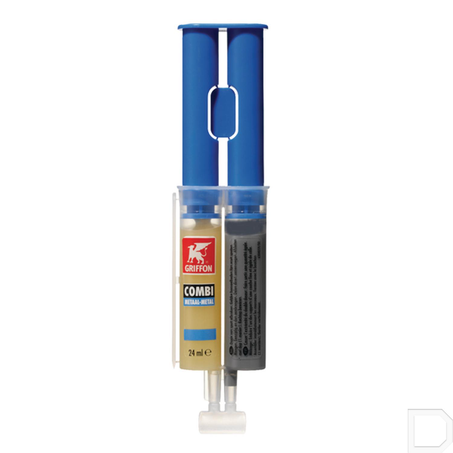 Epoxylijm combi-metaal dubbelspuit 24ml - Lijmen| INDI