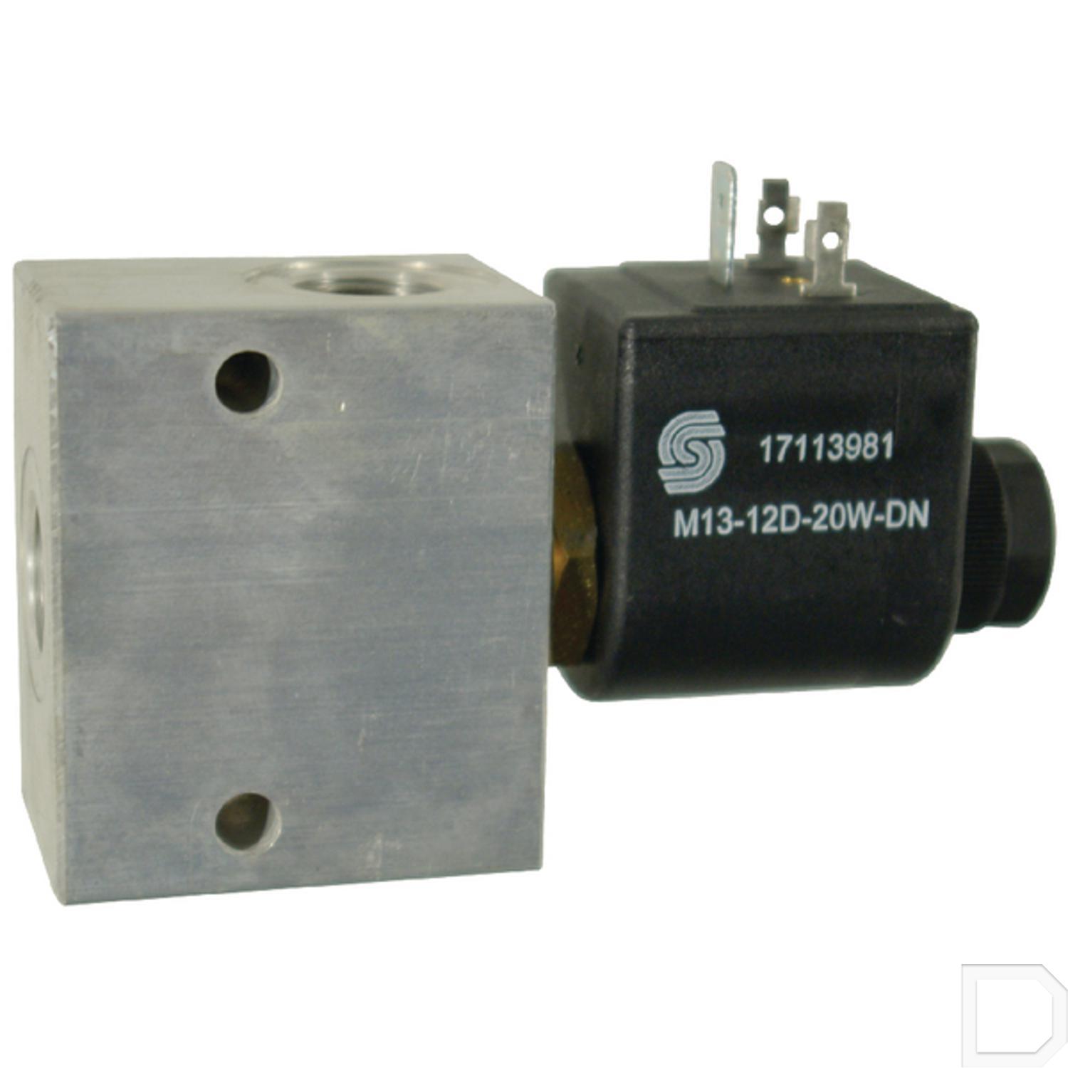 2/2 ventiel NC 3/8" 35l/min 12v - Elektrische 2/2 ventielen| INDI