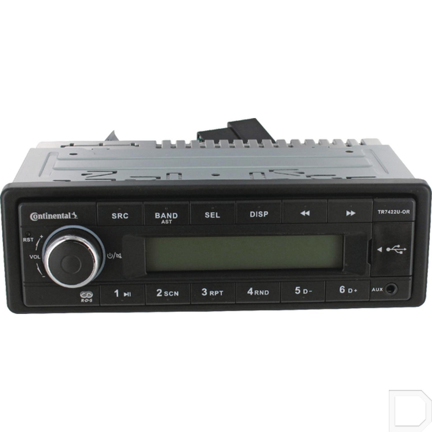 Radio 24V 188x58.5x130mm - Autoradio's| INDI