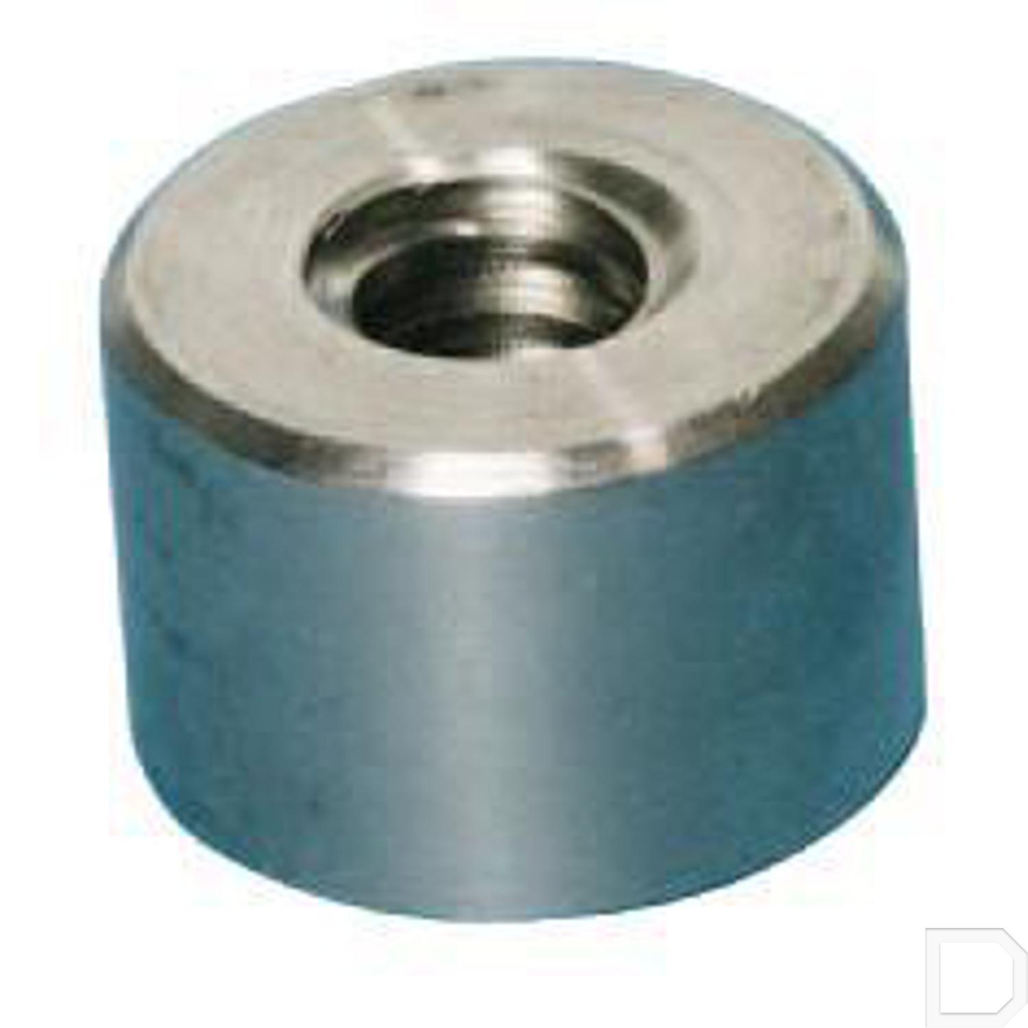 Trapezium moer rond TR16 zwart - Spindelmoeren metrisch| INDI