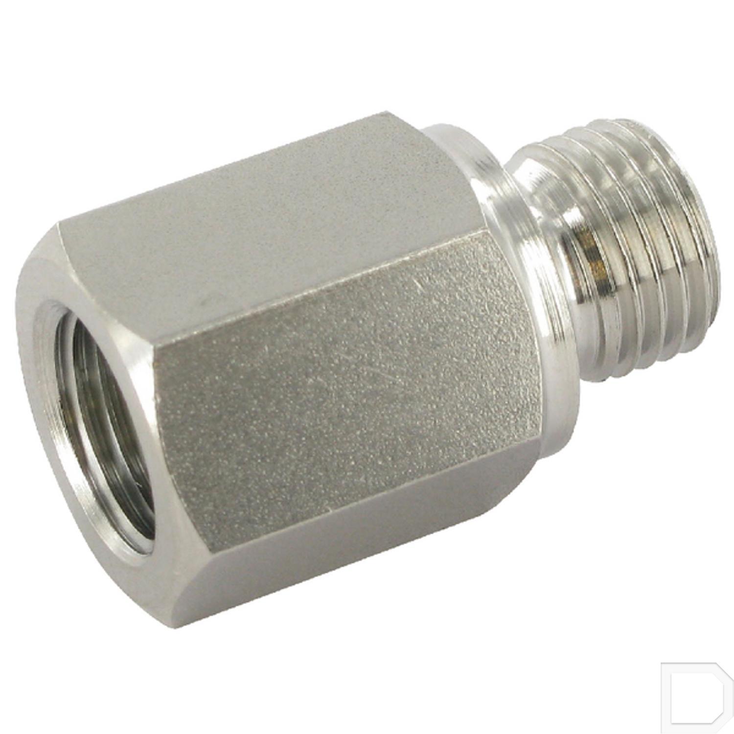 Verloopnippel 1/2 BSPx3/8 BSP RVS316 - Recht buitendraad-binnendraad | INDI