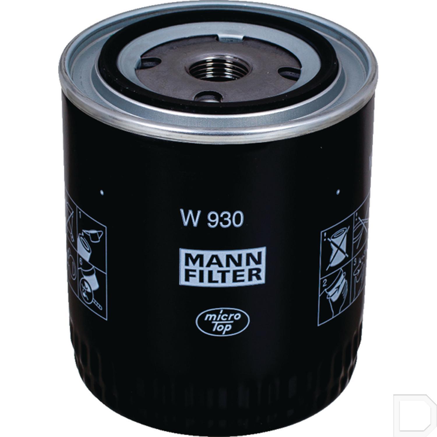Oliefilter 3/4" - 16UNF Ø 62mm H=114mm - Opschroef filters| INDI