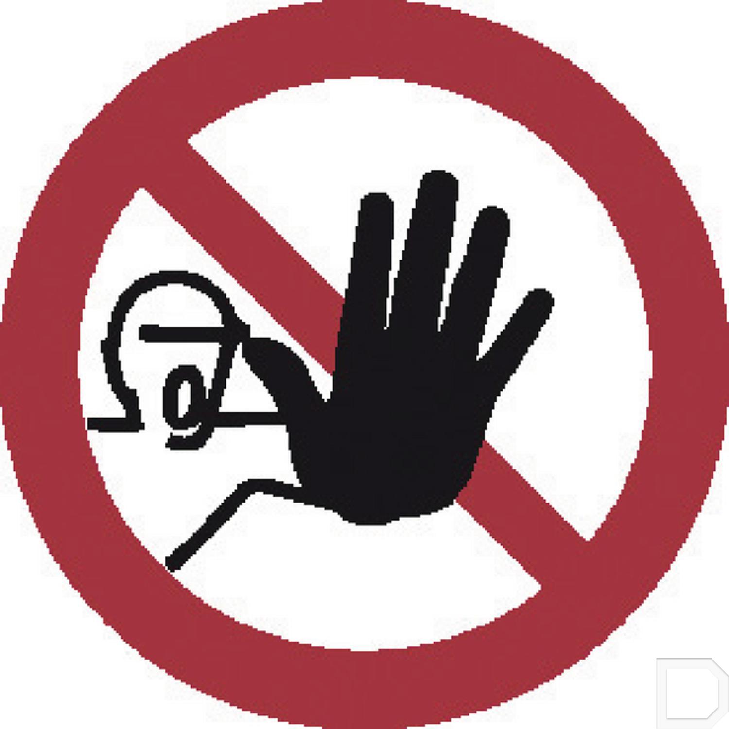 Verbodsbord Ø 200mm verboden toegang - Verbod| INDI
