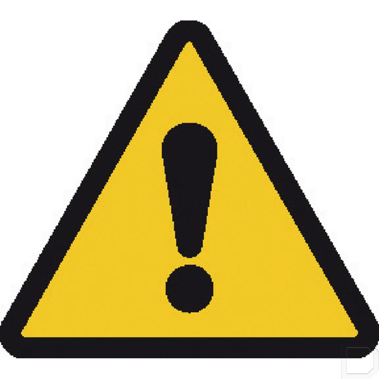 Sticker gevaar 50mm - Waarschuwing| INDI