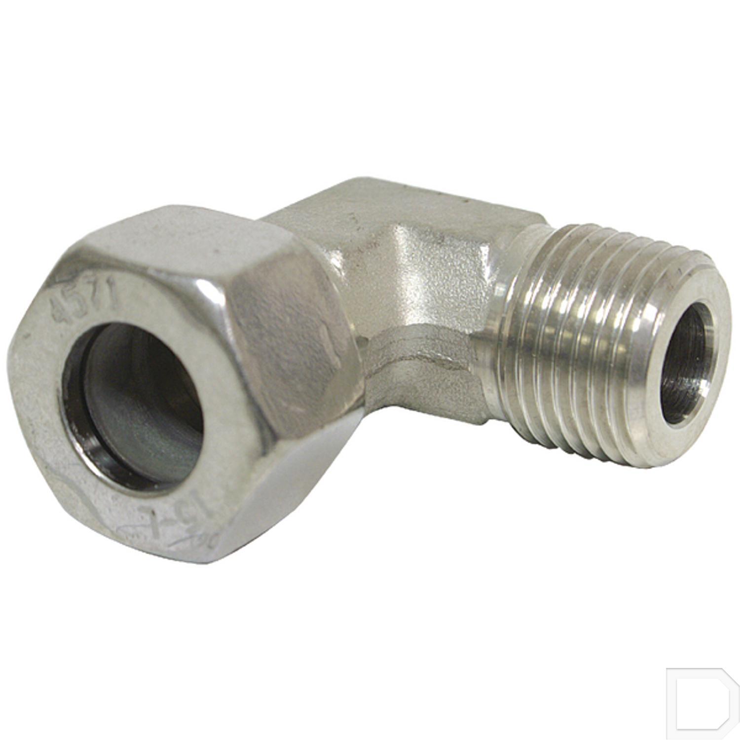 Haakse koppeling 15L 1/2 NPT RVS316 - Haaks | INDI