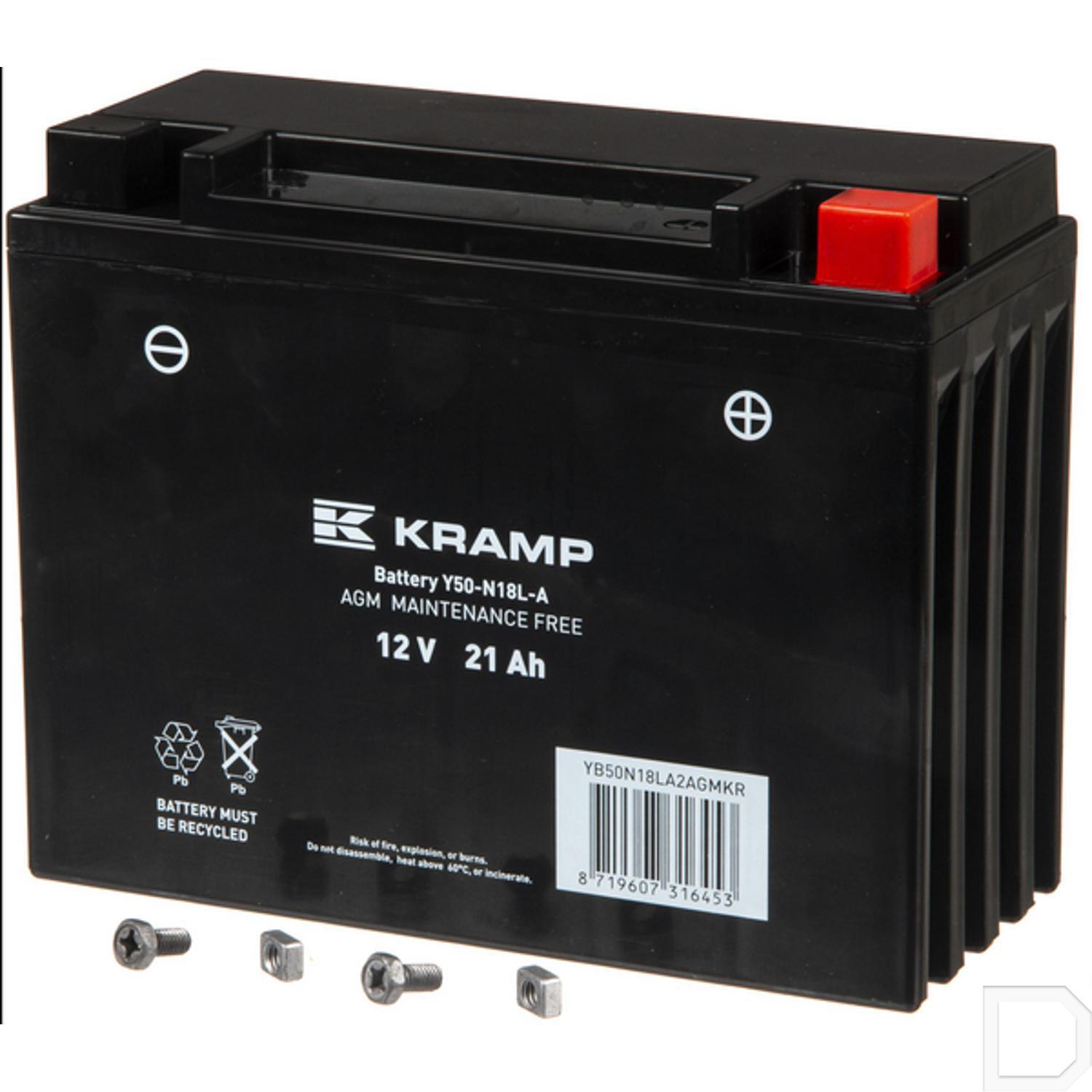Accu 12V 21Ah 350A Gel - Kramp | INDI